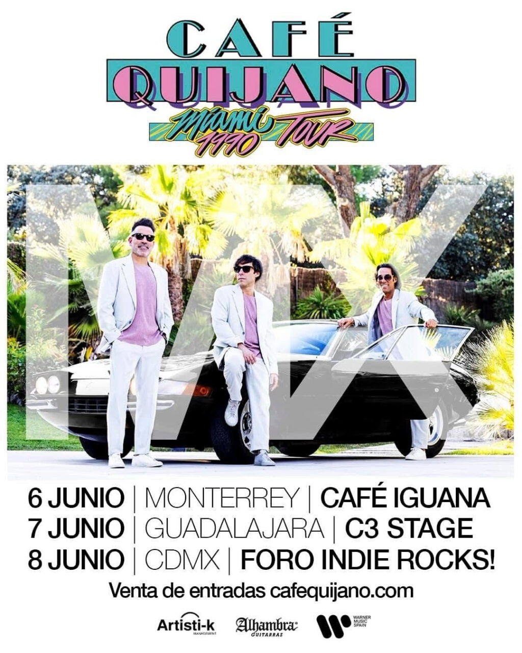 "Miami 1990" lo nuevo de Café Quijano: un impactante viaje sonoro